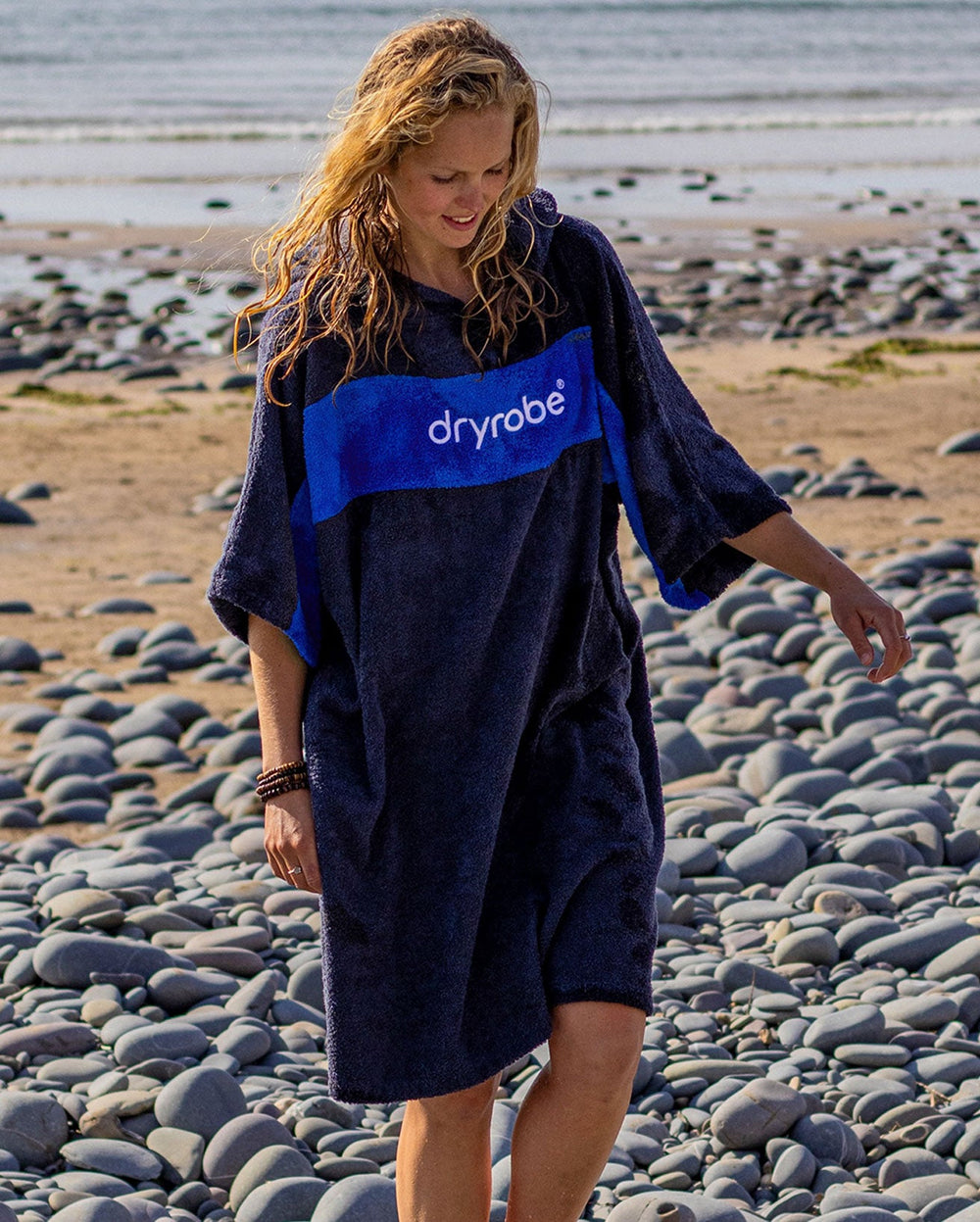 REWORK Navy Royal Blue Adult Towel Changing Robe – Dryrobe® Europe